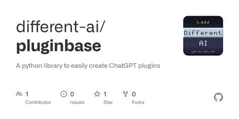 GitHub Different Ai Pluginbase A Python Library To Easily Create ChatGPT Plugins
