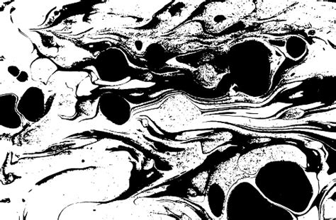 흑인과 백인 액체 짜임새입니다 수채화 손으로 그린 마블 일러스트입니다 추상적인 벡터 배경입니다 흑백 대리석 패턴입니다 0명에 대한 스톡 벡터 아트 및 기타 이미지 Istock