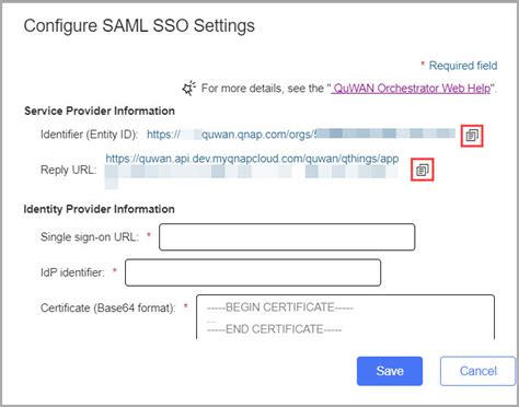 How Do I Configure SAML Based Single Sign On For The QuWAN QBelt VPN Server With Google