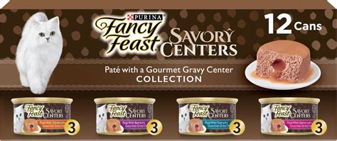 Purina Fancy Feast Savory Centers Wet Cat Food Pate Variety