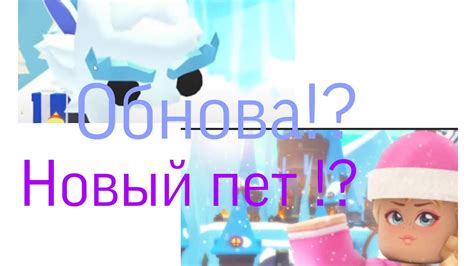 Обнова Новая зимняя лактация новый пет в адопт ми Youtube