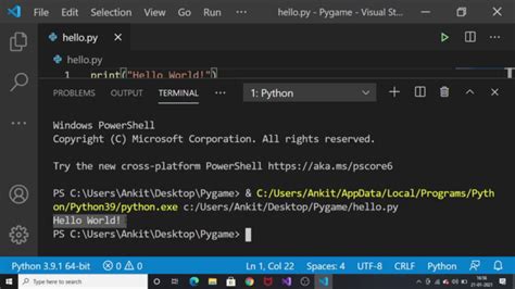 Python Complete Setup For Pygame Copyassignment