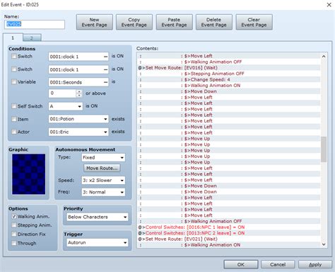 player movement problem after autorun rpg maker forums