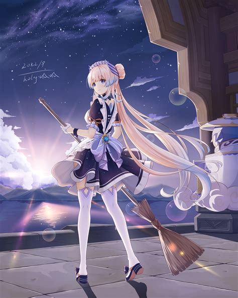 Sangonomiya Kokomi Genshin Impact Image By Holy