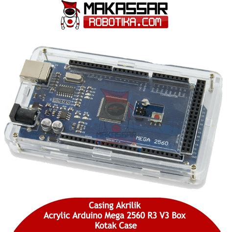 jual casing akrilik acrylic arduino mega 2560 r3 v3 box kotak case