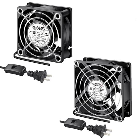 Ec Axial Fan Ac 110v 115v 120v 220v 240v Computer Fan With Ac Plug Brushless Cooling