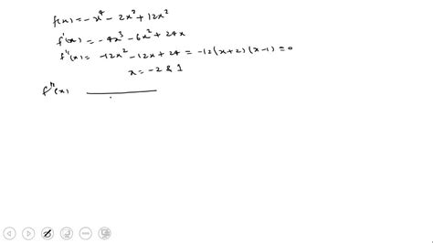Solved Determine The Intervals On Which The Following Functions Are Concave Up Or Concave Down
