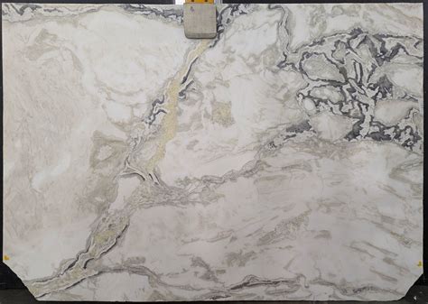 Caribbean Island Marble Slab Honed Smoky Quartz Veins Artistic Tile