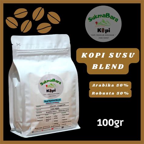 Jual Kopi Blend Java Preanger Gunung Ciremai 100gr Arabika 50 50 Robusta Coffe Crema