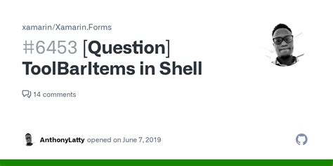Question ToolBarItems In Shell Issue Xamarin Xamarin Forms GitHub