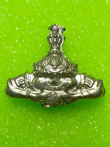 พระราหู เงินล้าน รุ่น 1 เนื้อชินตะกั่ว สูง 2 5 Cm วัดเทพพนมเชือด อำเภอร่อนพิบูลย์ จังหวัด