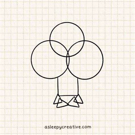 Cute And Easy Tree Drawing Ideas A Sleepy Creative