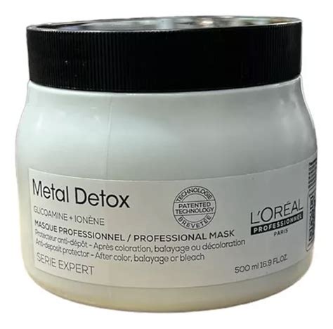 Loreal Mascarilla Metal Detox 500ml Ml Mercadolibre