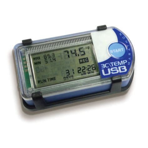 3C TEMP USB Single Use Temperature Data Logger SpotSee Marathon Products Inc