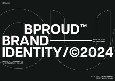 Bproud Brand Identity 1 Images Behance