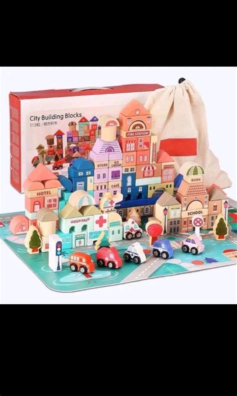 Wooden Building Blocks On Carousell