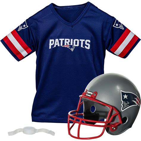 Franklin Youth New England Patriots Helmet And Jersey Set Academy
