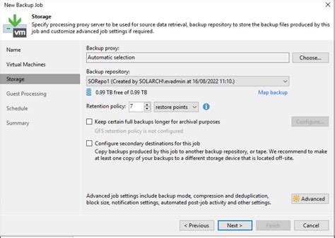 create and run a backup job dell ecs and veeam backup and replication