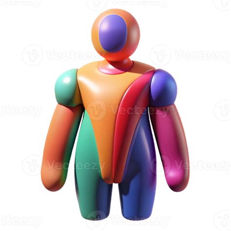 Beautiful Contemporary An Abstract Interpretation Of A Human Figure Using Distorted Proportions