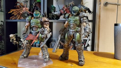 Comparison Of Proportions For Doom Hunter By Figma And By Mcfarlane