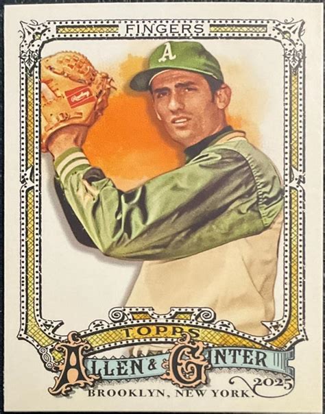 Rollie Fingers Sp 328 Prices 2025 Topps Allen And Ginter Baseball Cards