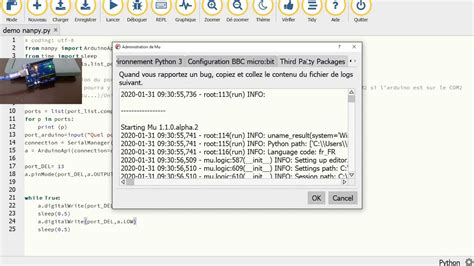Commander Une Carte Arduino à Laide De Python Le Module Nanpy Youtube