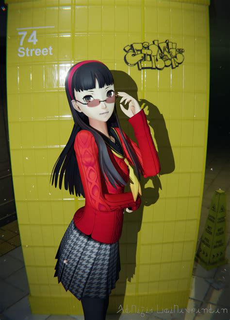 Artstation Yukiko Amagi Fan Art Blender