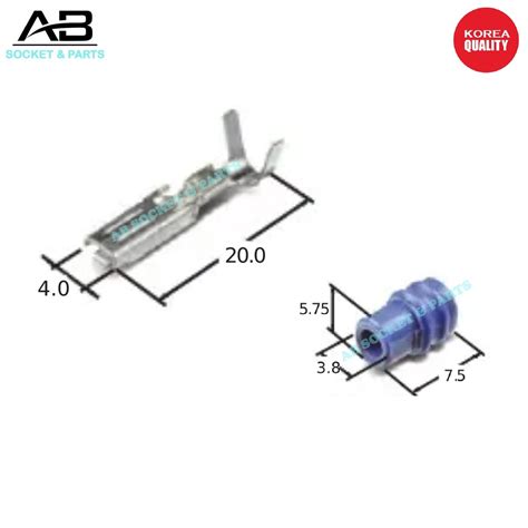 2 Pin Naza Citra Knock Sensor And Oil Temperature Sensor Socket Connector Shopee Malaysia