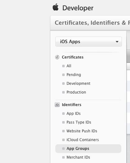 ios7 how containerurlforsecurityapplicationgroupidentifier in