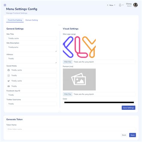 Uiux Front End Setting Tabs · Issue 587 · Klymmcnergy Cms · Github