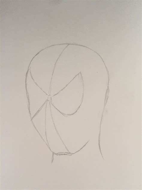 How To Draw Spiderman Face