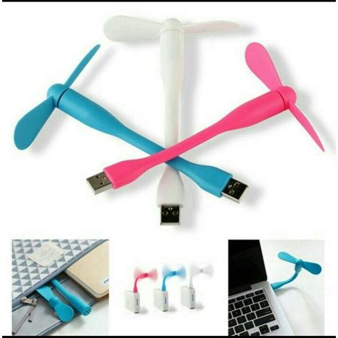 Jual Kipas Angin Usb Mini Travel Fan Colok Powerbank Laptop Cpu Kecil Warna Shopee Indonesia