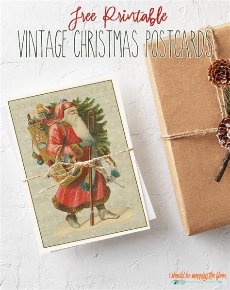 Free Printable Vintage Christmas Postcards Christmas Postcard