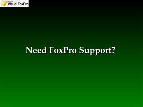 Foxpro Development Ppt Computing Technology And Computing