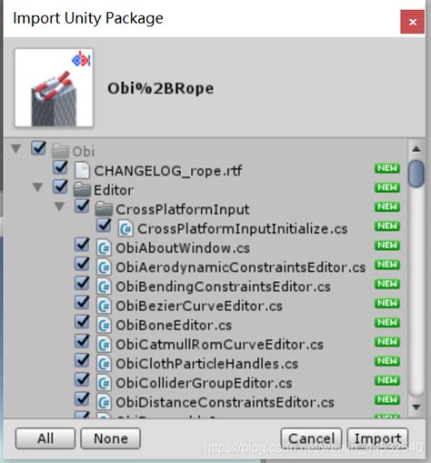 【unity插件 obi rope】制作含有物理效果的3d柔性绳子 unity shader 画柔软的线 csdn博客