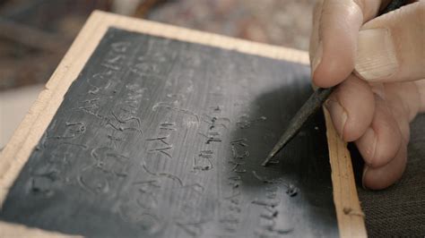 Roman Wax Tablet National Geographic Education Blog