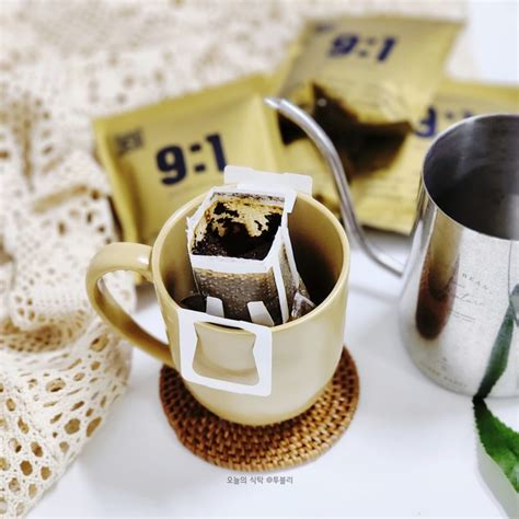 드립백커피 추천 9대1커피 스페셜티 핸드드립커피 디카페인 아메리카노 홈카페 네이버 블로그