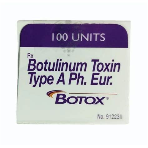 100 Units Botulinum Toxin Type A Botox Injection At ₹ 15500 Piece Botox Type A Injection In