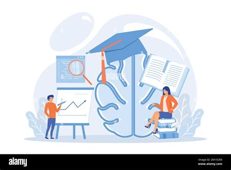 Brain With Magnigier And Academic Cap And User Learning Learning Style Learning And Brain
