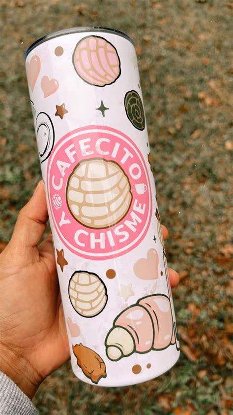 Cafecito Y Chisme Tumbler Cafecito Y Chisme T Termo Cafecito Y