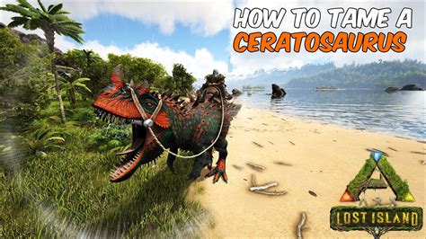 How to Tame The CERATOSAURUS in ARK Survival Evolved #ark # ...
