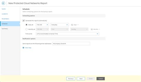 Creating Protected Cloud Networks Report Veeam Service Provider Console Guide For End Users