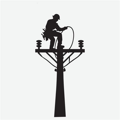 Pole Lineman Clipart