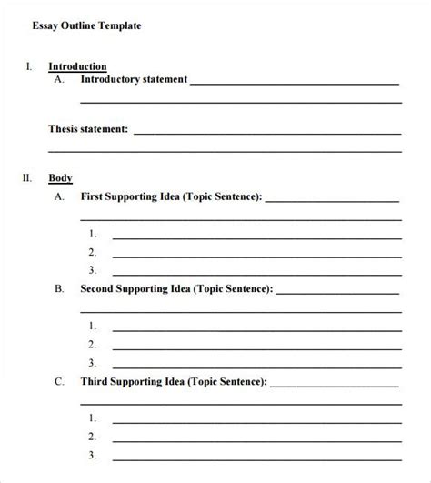 Paragraph Outline Paragraph Outline