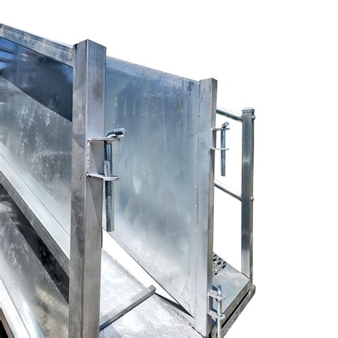 Sheep Loading Ramp With Manway Super Rack