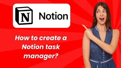 How To Create A Notion Task Manager Step By Step Youtube