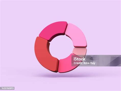 재무 보고서 그래프 프리젠 테이션 브로셔 웹 디자인을위한 원형 차트 3d 렌더링 원형 차트에 대한 스톡 사진 및 기타 이미지 원형 차트 3차원 형태 원형 Istock