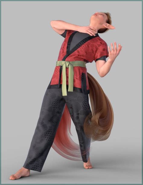 Kitsune Pose Bundle For Genesis 81 3d Models For Daz Studio And Poser