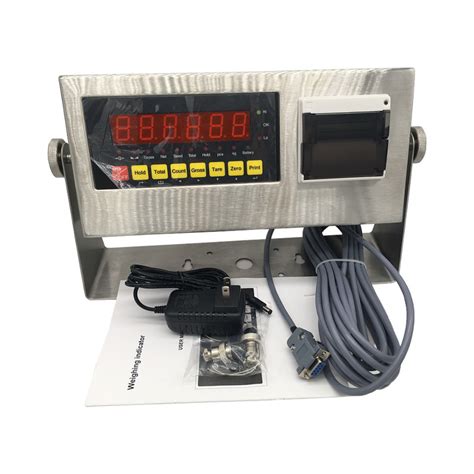 Lp7510p 304 Stainless Steel Weighing Indicator With Printer Platfrom Scales Indicator S S