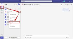 Microsoft Teams Hide Chat Panel Extend Workspace
